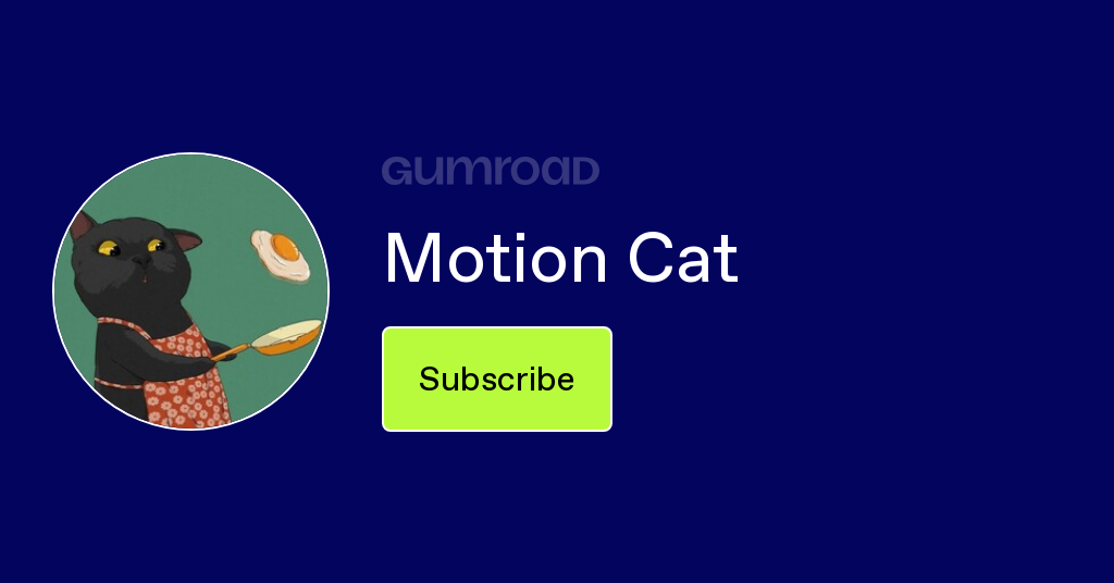 Motion Cat