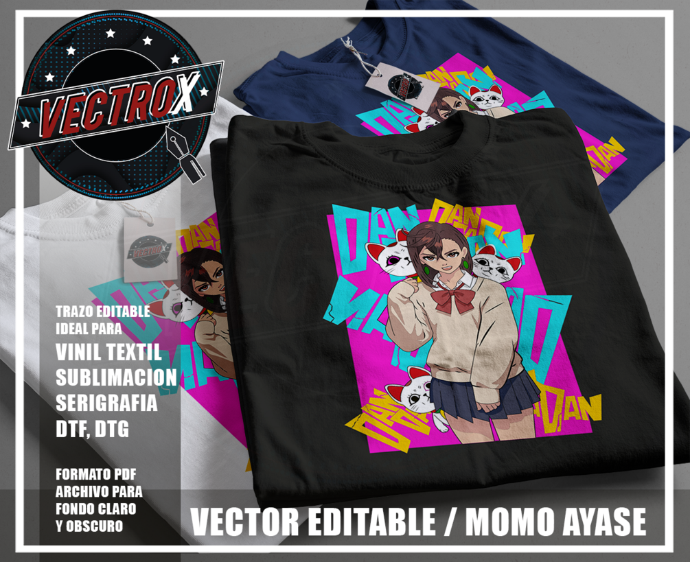 Vector Editable - Momo Ayase