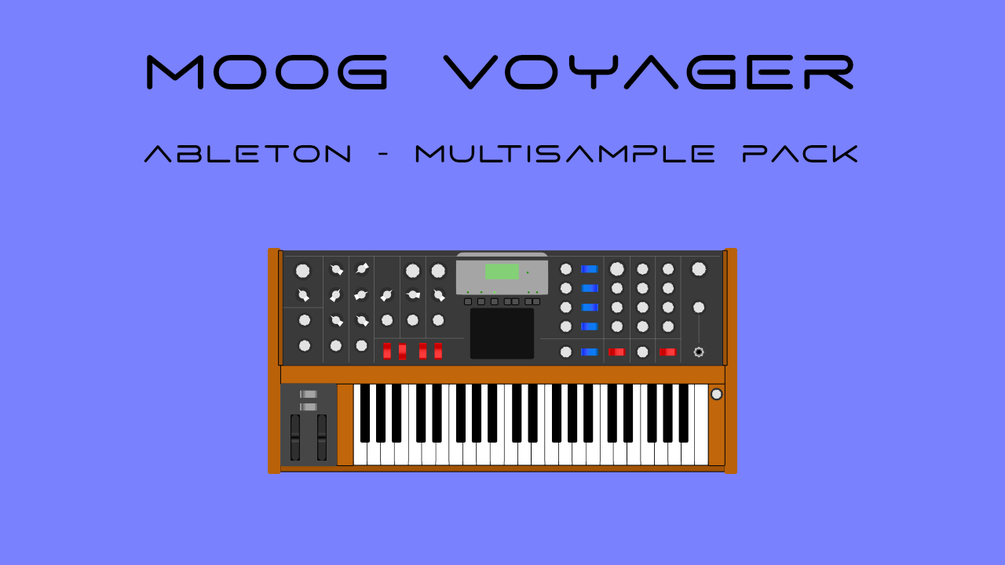 Moog Voyager - Ableton Multi-Sample Pack