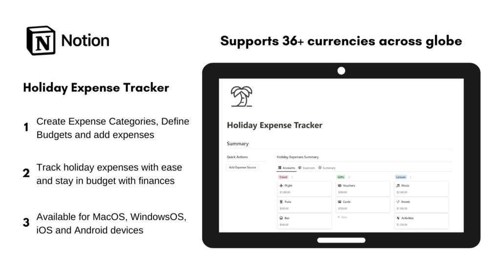 Holiday Expense Tracker