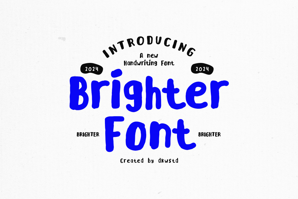 Brighter - Handwriting Font