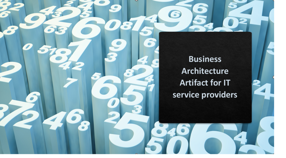Business Architecture Artifact for IT service providers