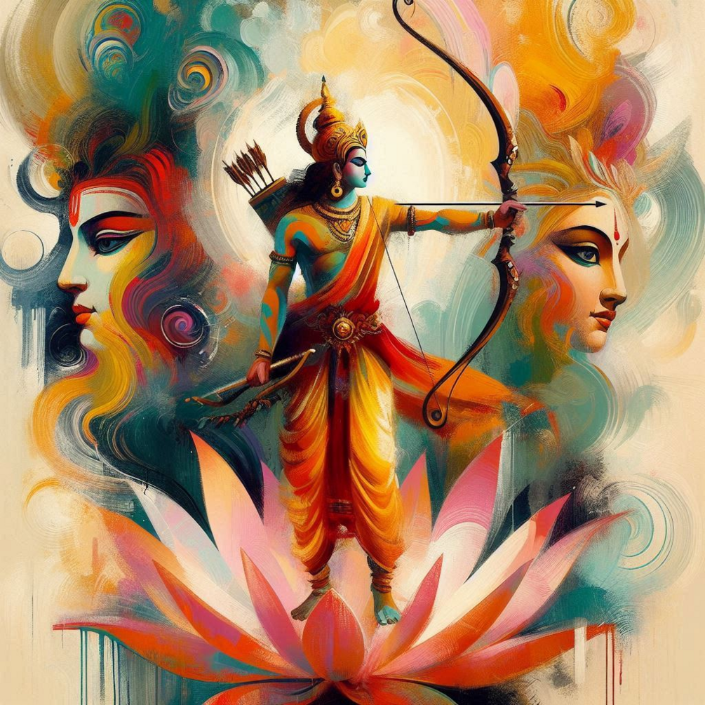 🎨 Explore Divine Expressions: Abstract Expressionism Images of Gods 🌟