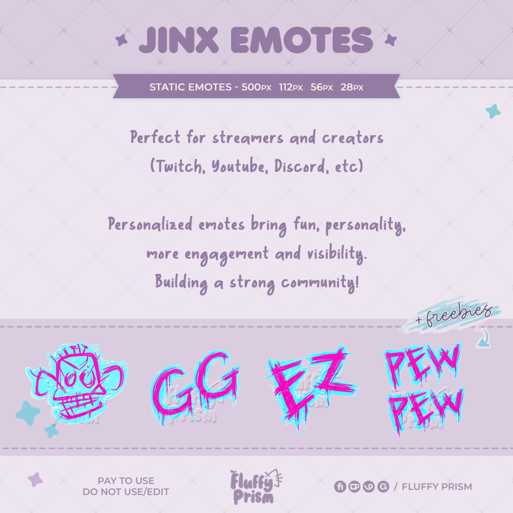 💥 Jinx Emote | middle finger