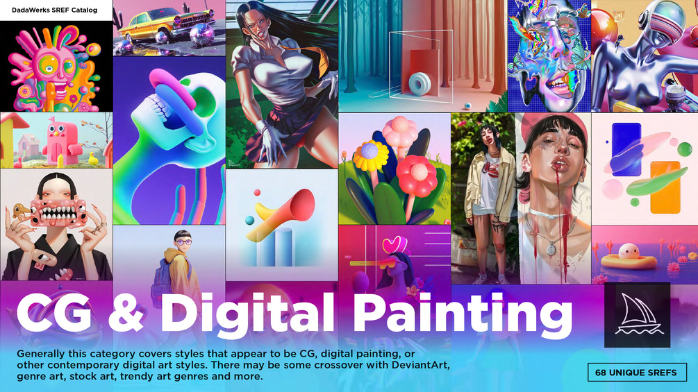 SREF Catalog - CG & DIGITAL PAINTING