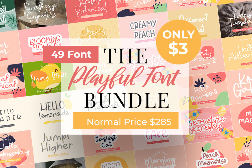 Playful Font Bundle