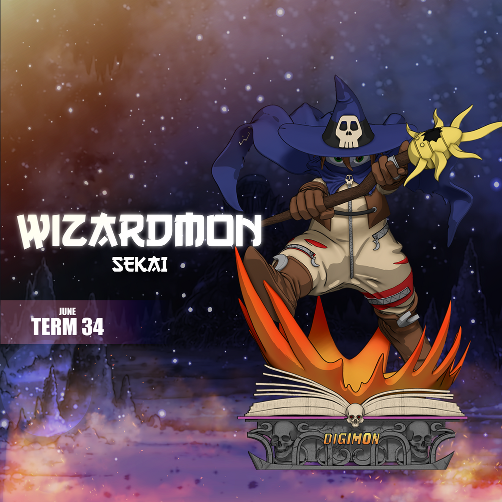 Wizardmon Sculpture and Bust - Sekai 3D Models - Tested and Ready for ...