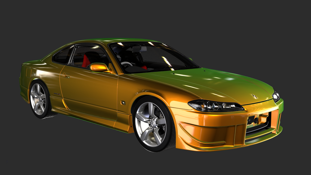 Nissan Silvia S15 Matchless Crowd Racing Front/Rear Bumpers (FOR GT7 ...