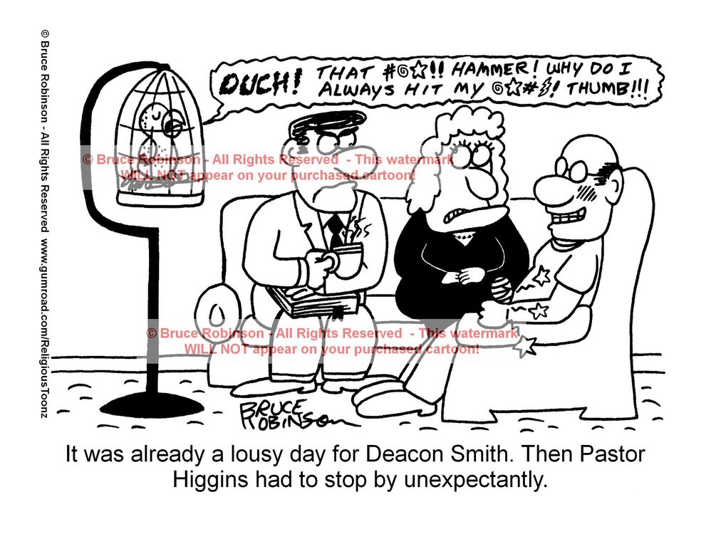 "It was already a lousy day..." cartoon