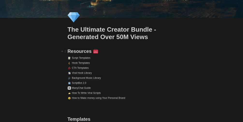 The Ultimate Creator Bundle - Generated Over 50M Views + Content OS