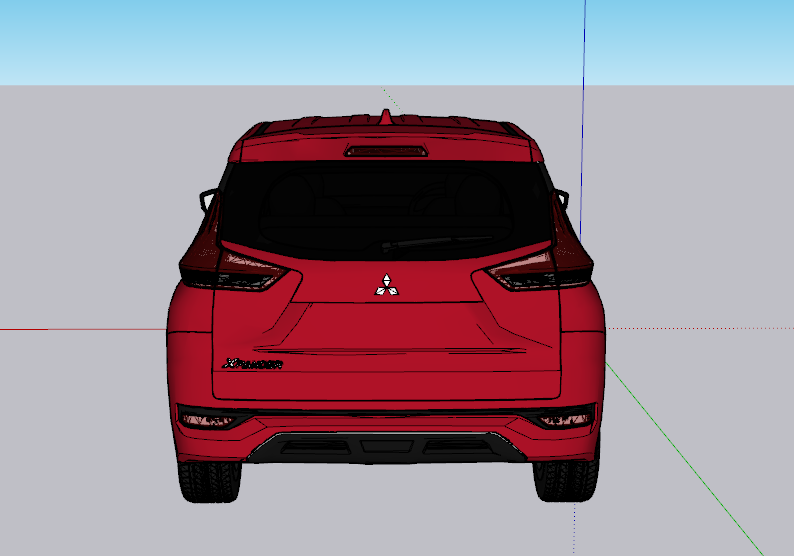 2018 mitsubishi xpander ultimate 3D model