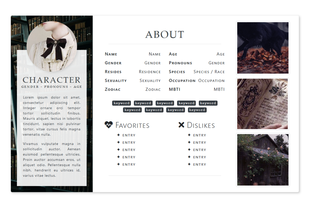 Toyhouse // 3 x 3 Columns Profile