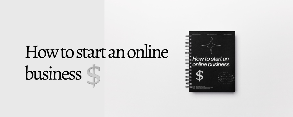 How to start an online business
