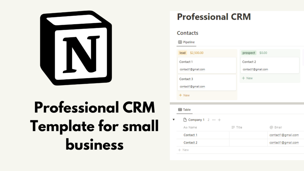 Professional CRM with Goal tracker