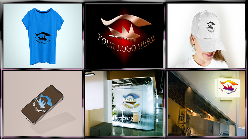 True Essence Logo (PSD Editable)