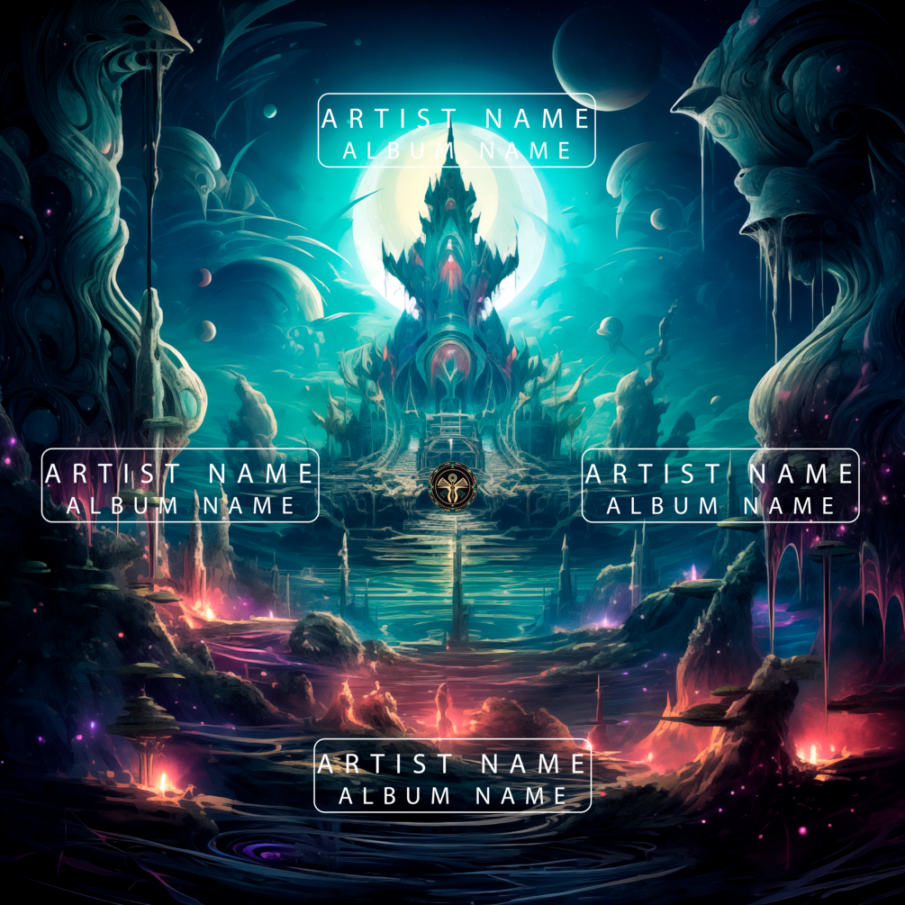 Psytrance Album Cover Art - Cosmical Temple