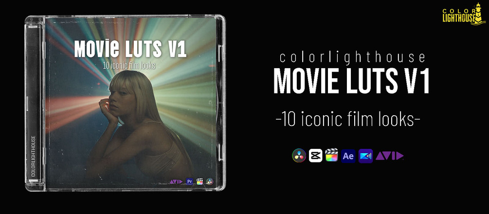 Movie LUTs V1 - 10 Cinematic Filmlooks