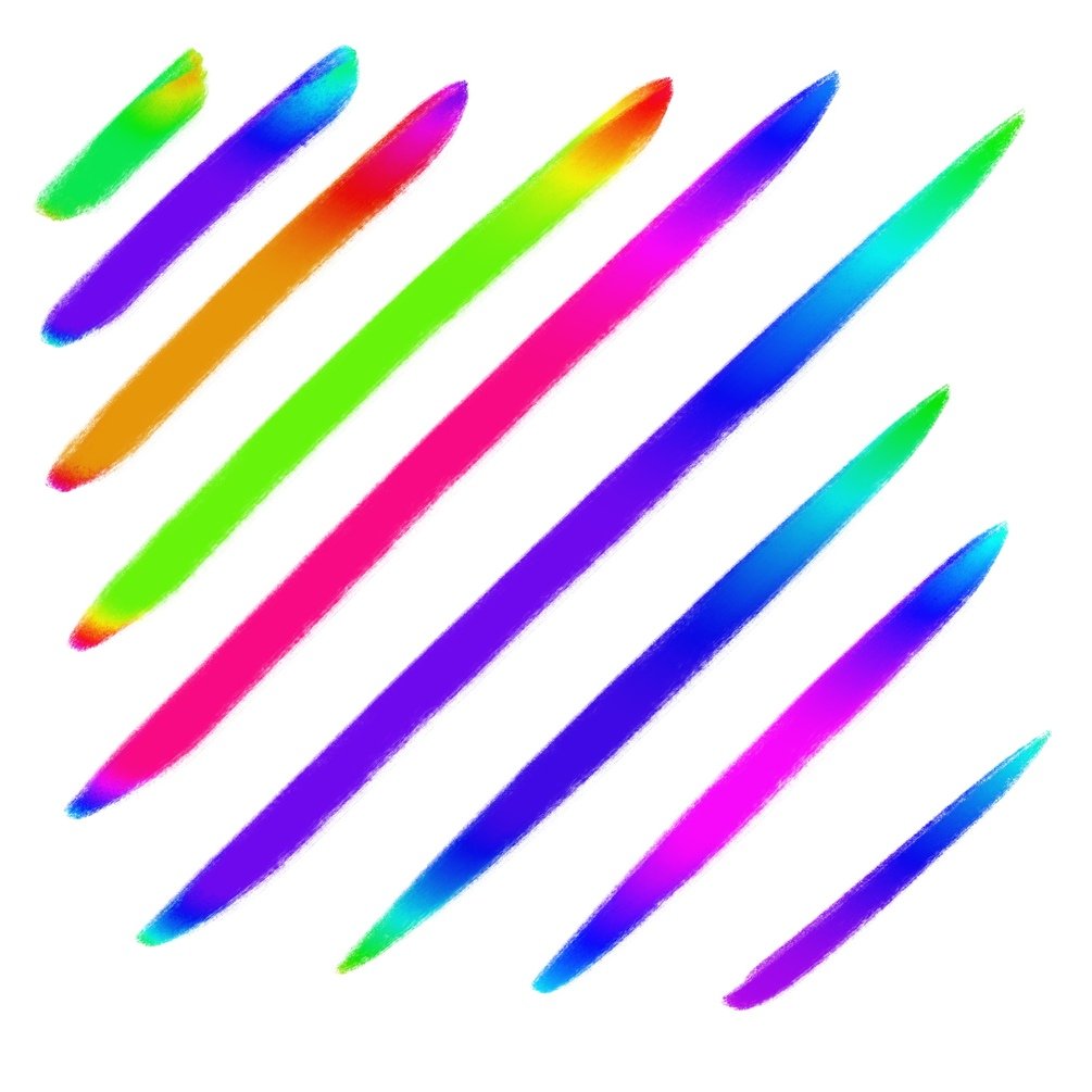 Rainbow Shale Sketch Brush