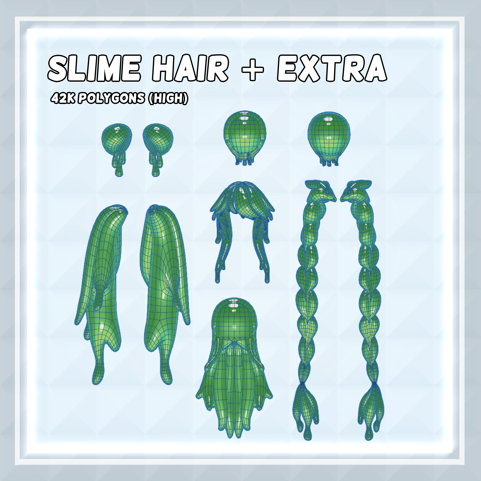 LF Slime Hair + Extra - VRChat Asset by SoupBubble | RipperStore Forums