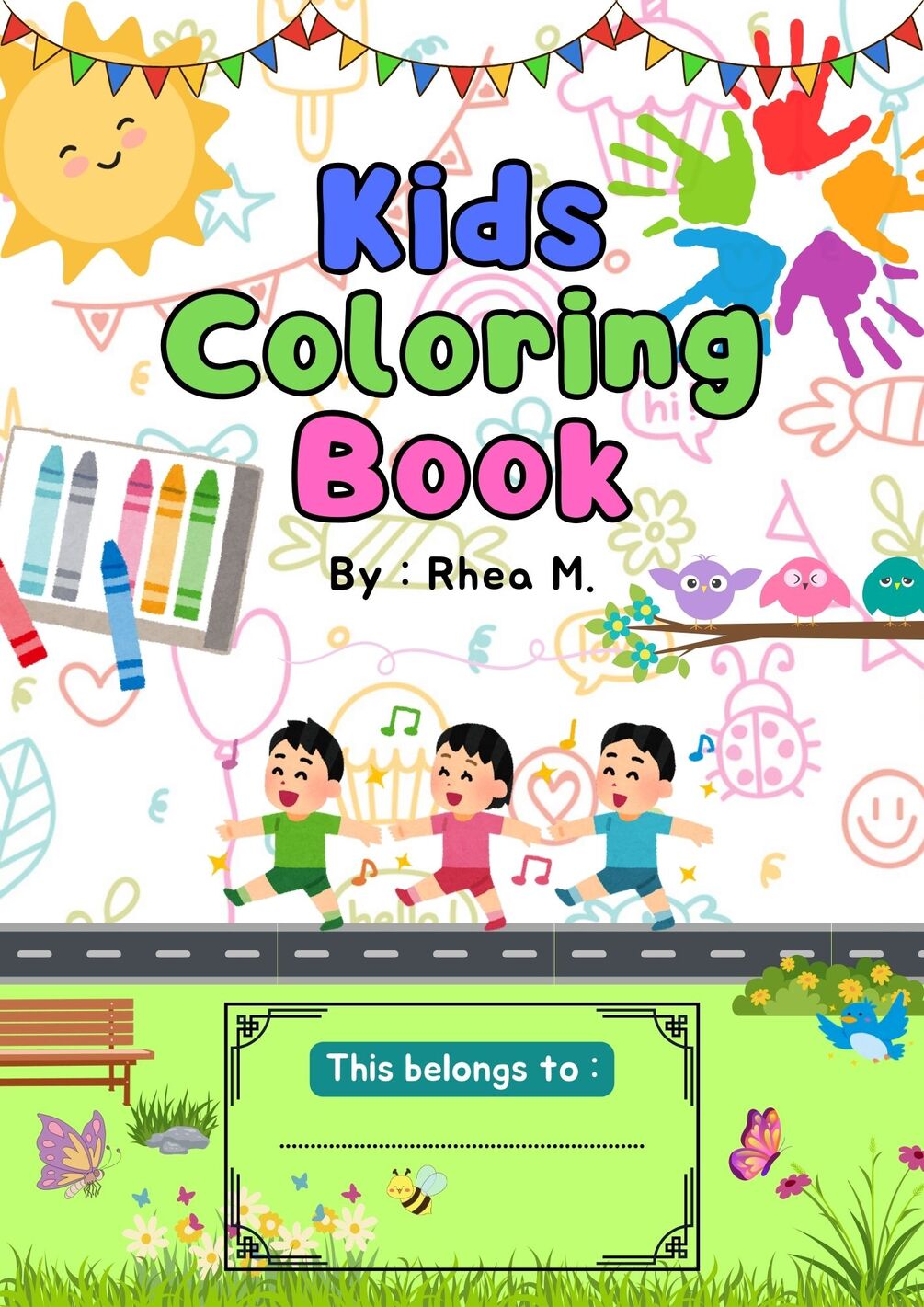 Busy Book-coloring Book