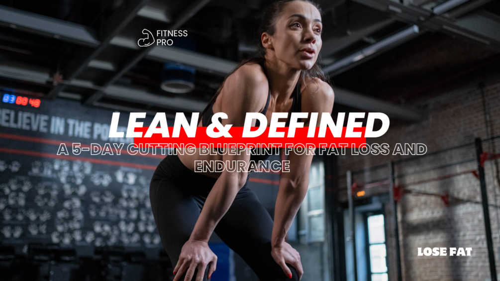 Lean & Defined: A 5-Day Cutting Blueprint for Fat Loss and Endurance