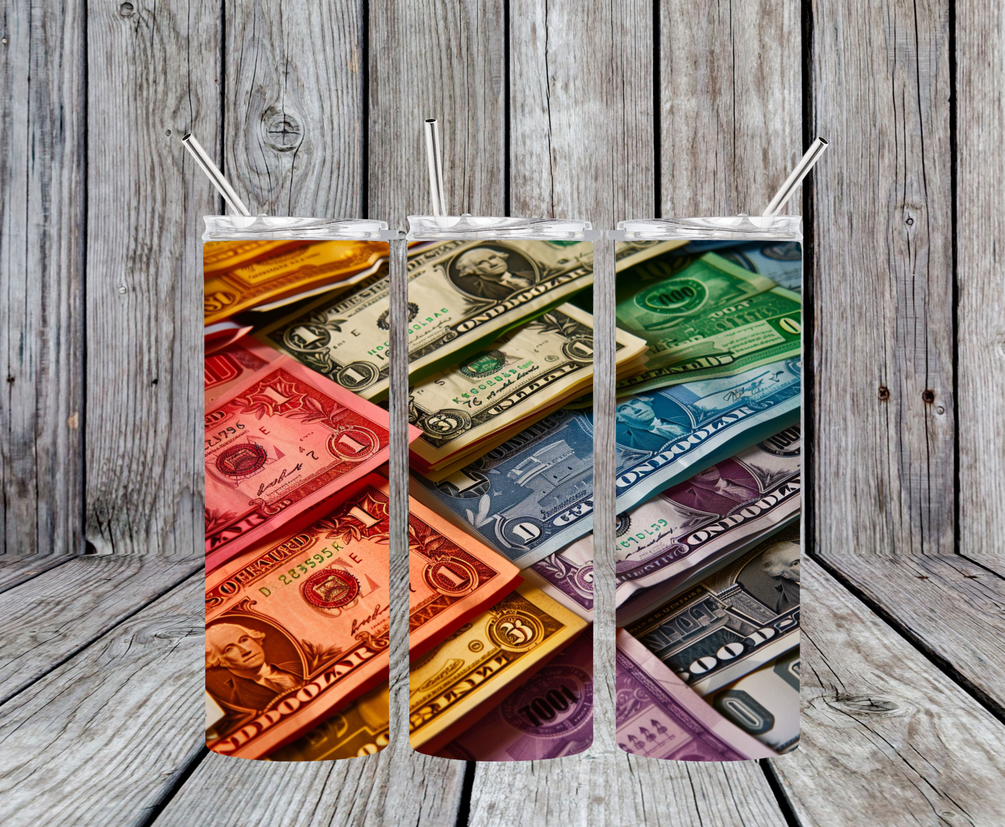 MONOPOLY MONEY tumbler wrap20oz, Sublimation Design Templates, Instant ...