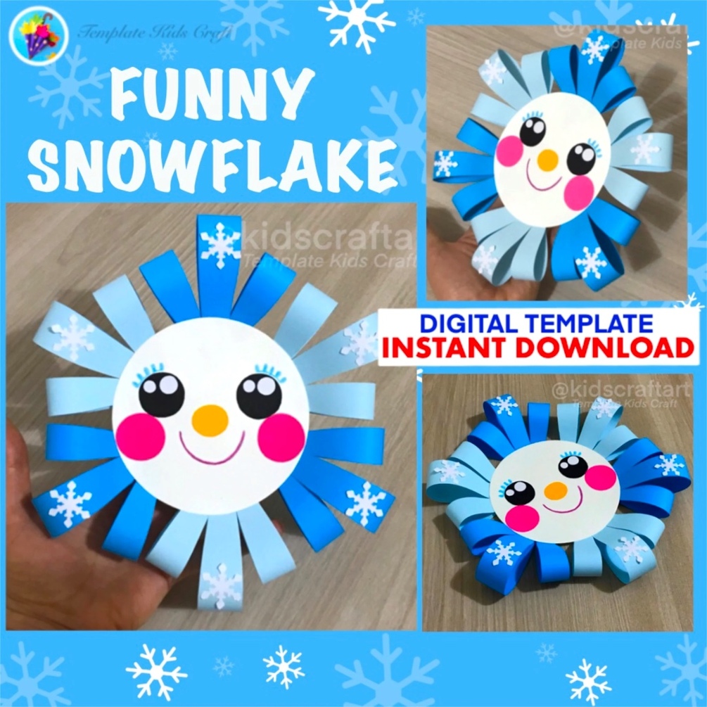 Snowflake Christmas Craft Winter Bulletin Board Decorations Snowflakes ...