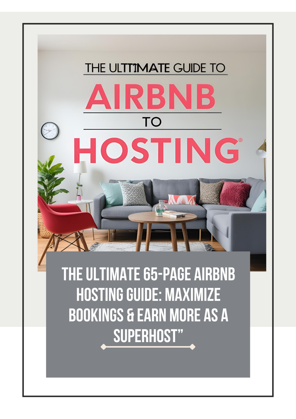 The Ultimate 65-Page Airbnb Hosting Guide: Maximize Bookings, Tasks ...