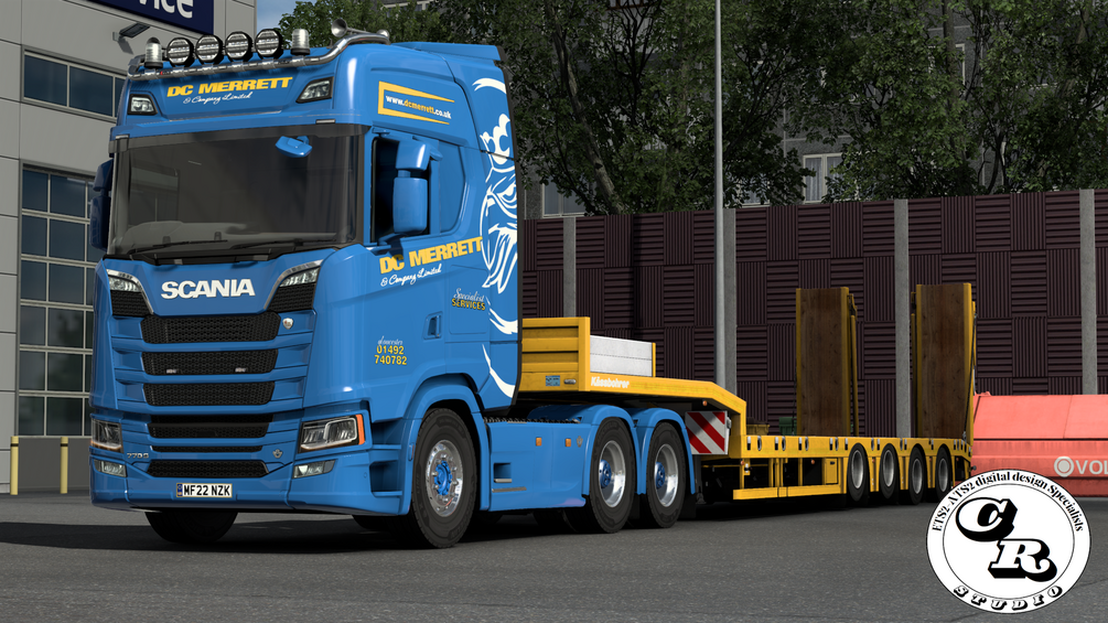 DC Merrett Scania Skin pack