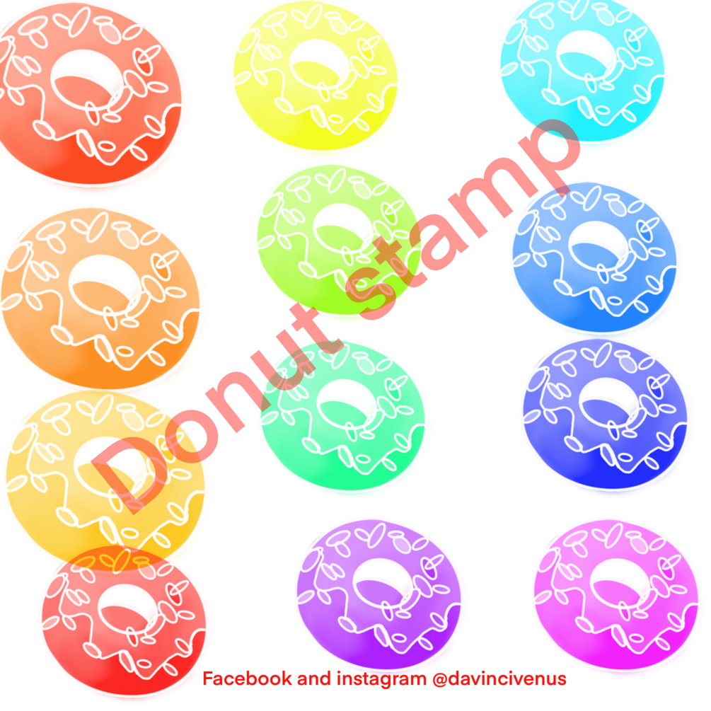 Donut stamp