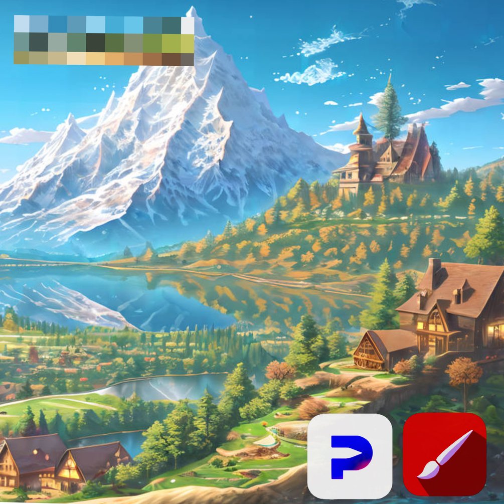 color palette for infinite Painter and hipaint