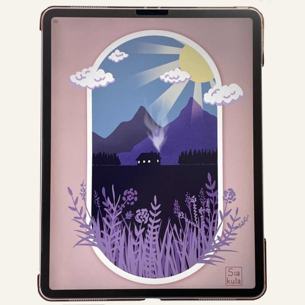 Capsule landscape drawing tutorial