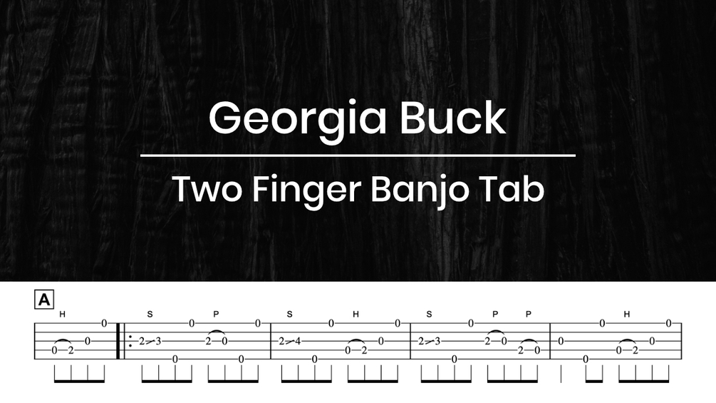 Georgia Buck - Two Finger Banjo Tab