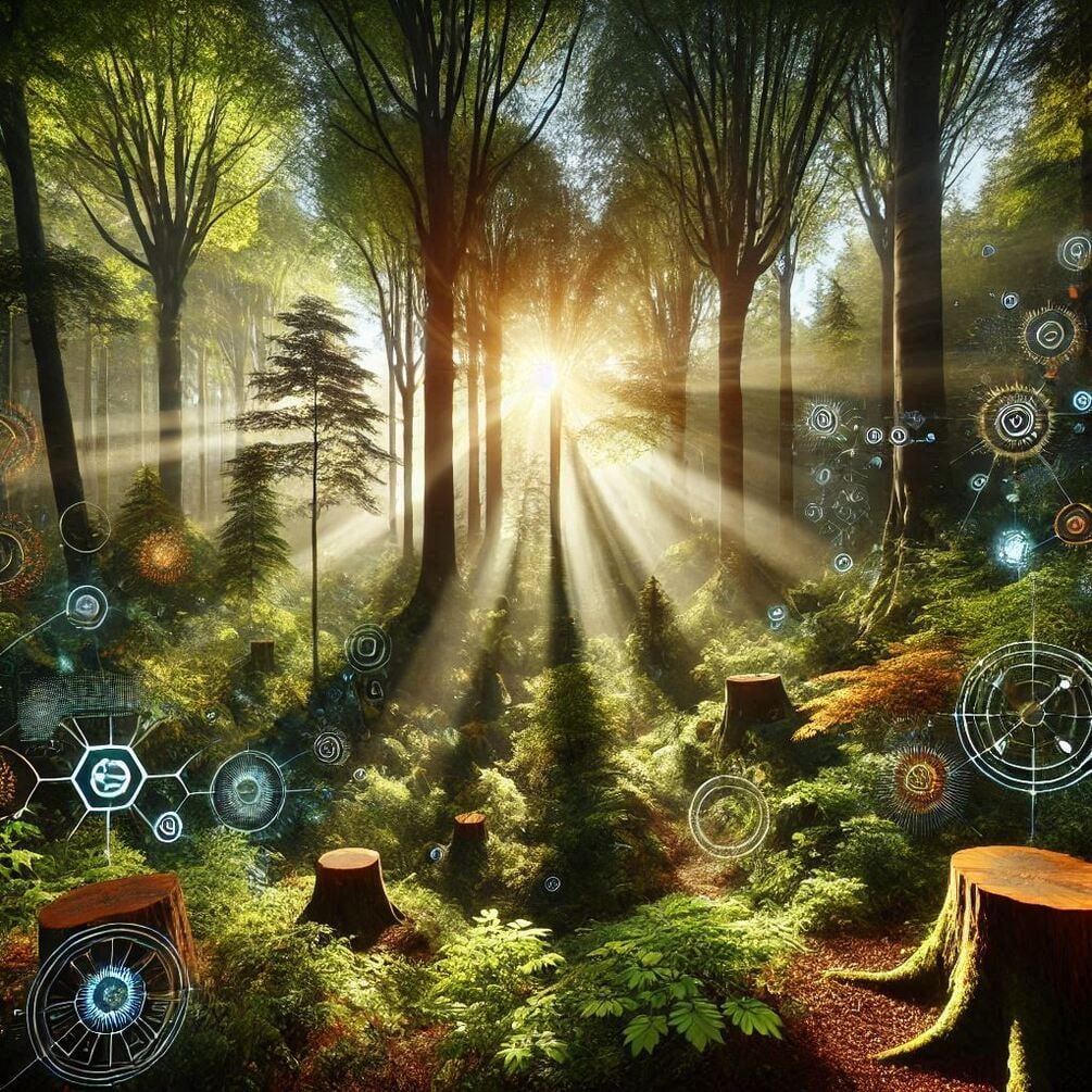 🌳 Enchanted Forest: A Technological Ode to Nature 🌲