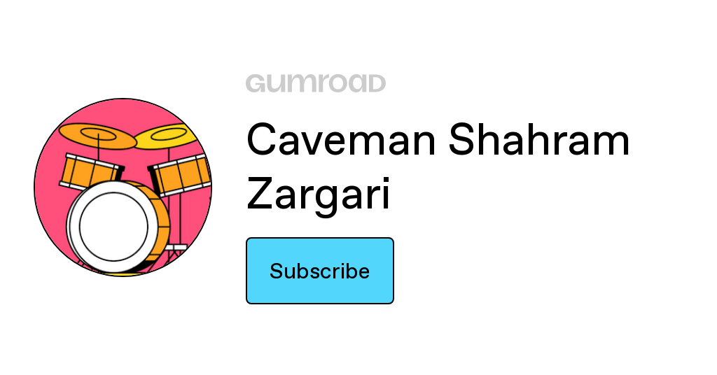 Caveman Shahram Zargari