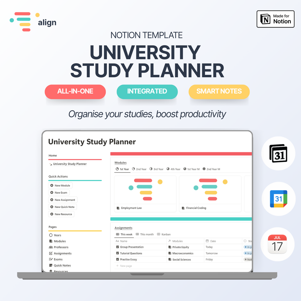 University Study Planner