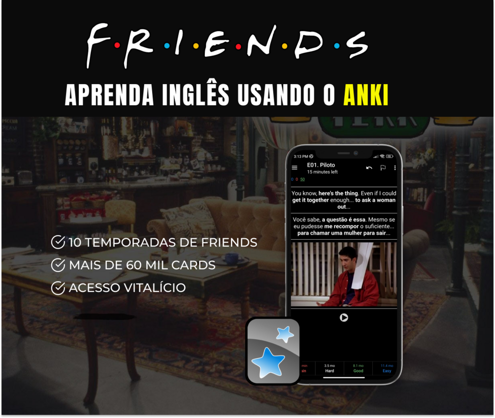 Anki Decks - Friends 10 Temporadas Completas