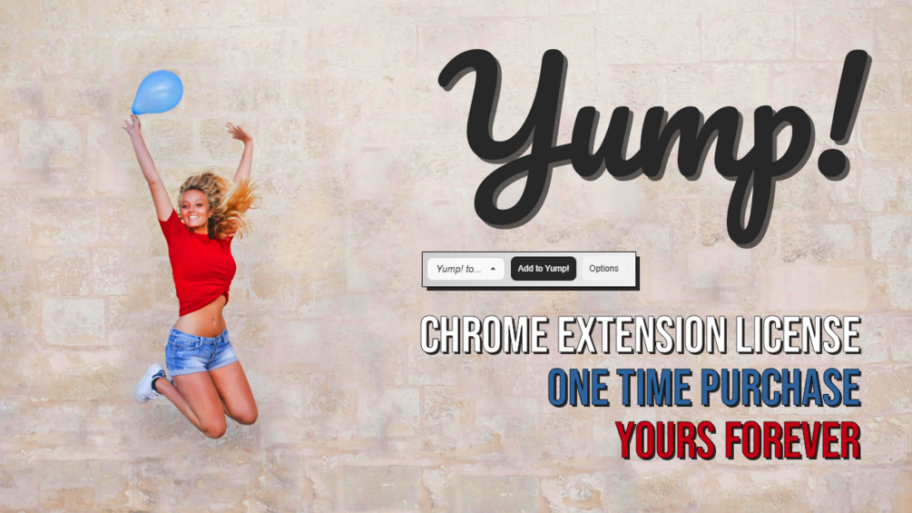 Yump! — Chrome Extension License Key