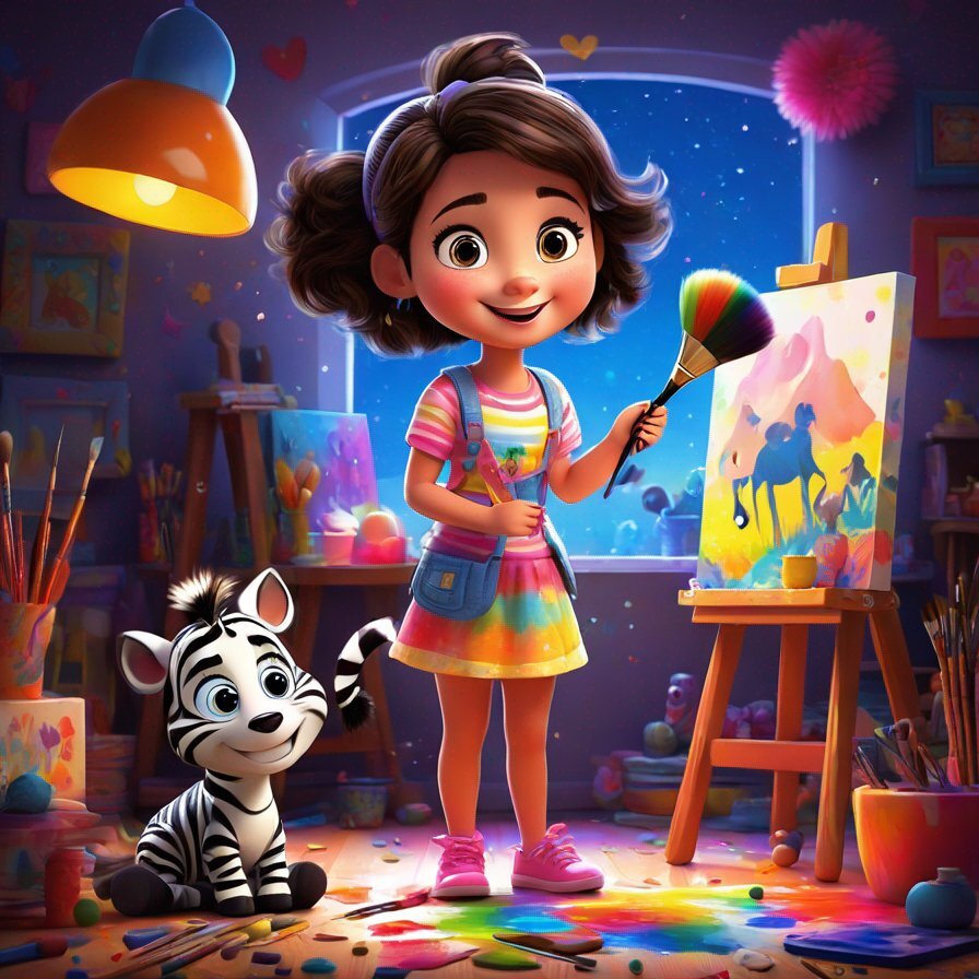 The Magic Paintbrush - Story for kids