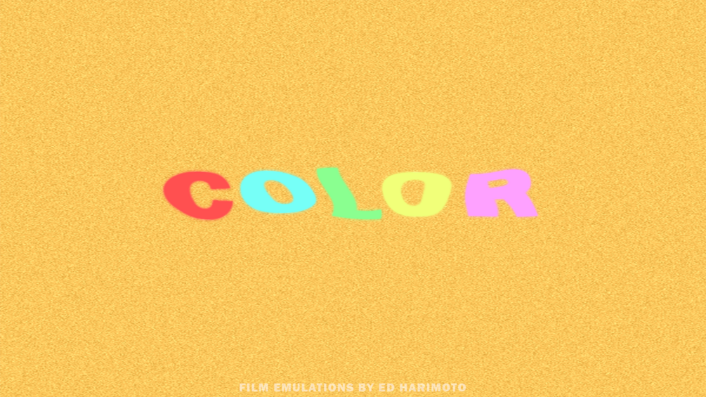 Color Film Preset Emulation