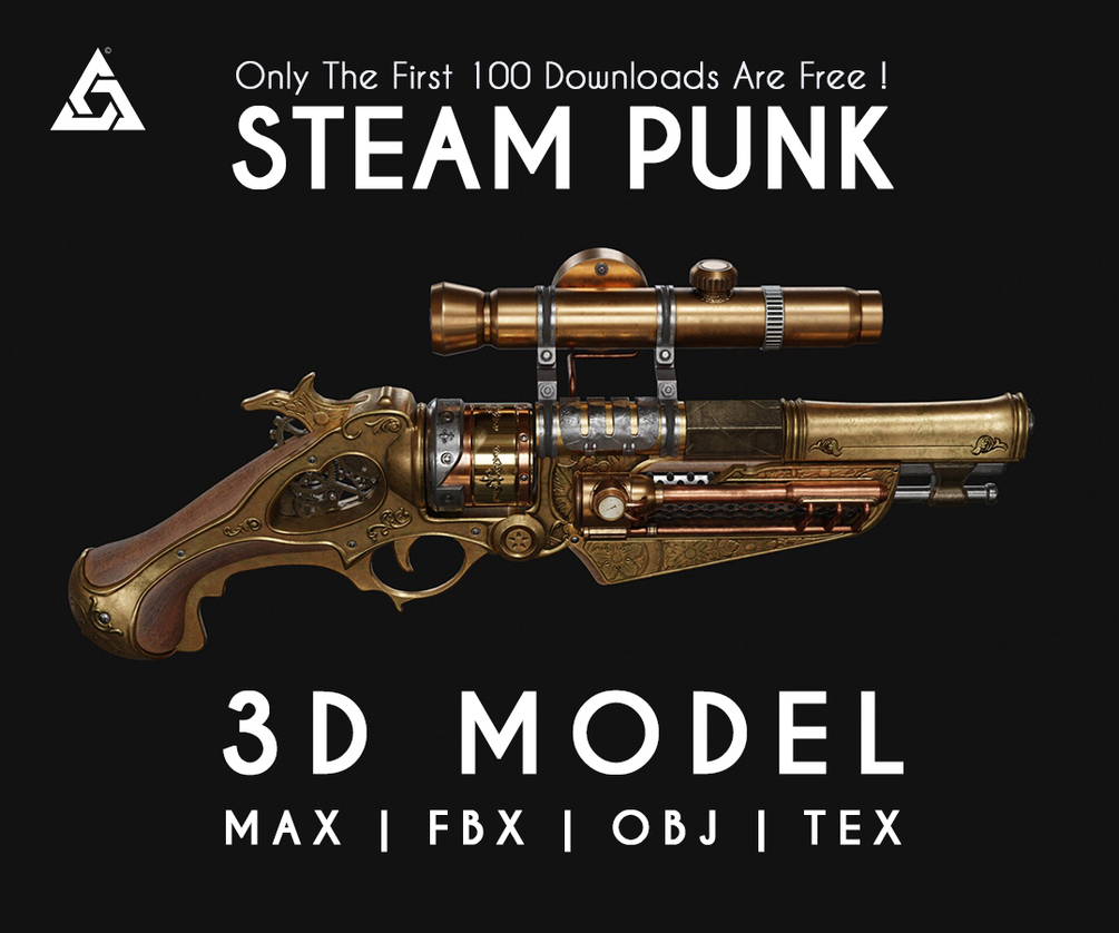 Free Premium Steam Punk 3D Model