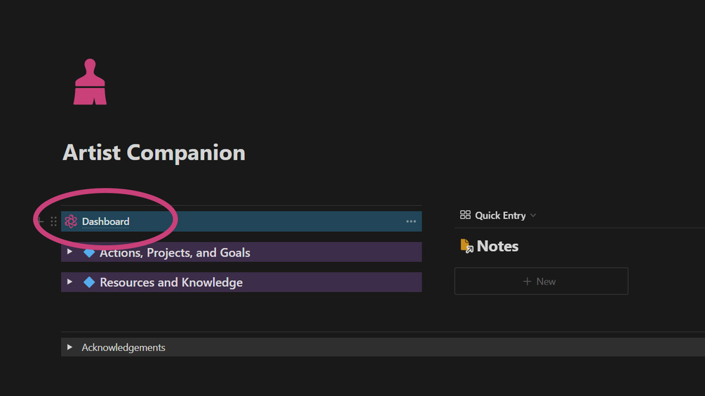 The Artist Companion: A Notion Template and Video Training for Managing ...