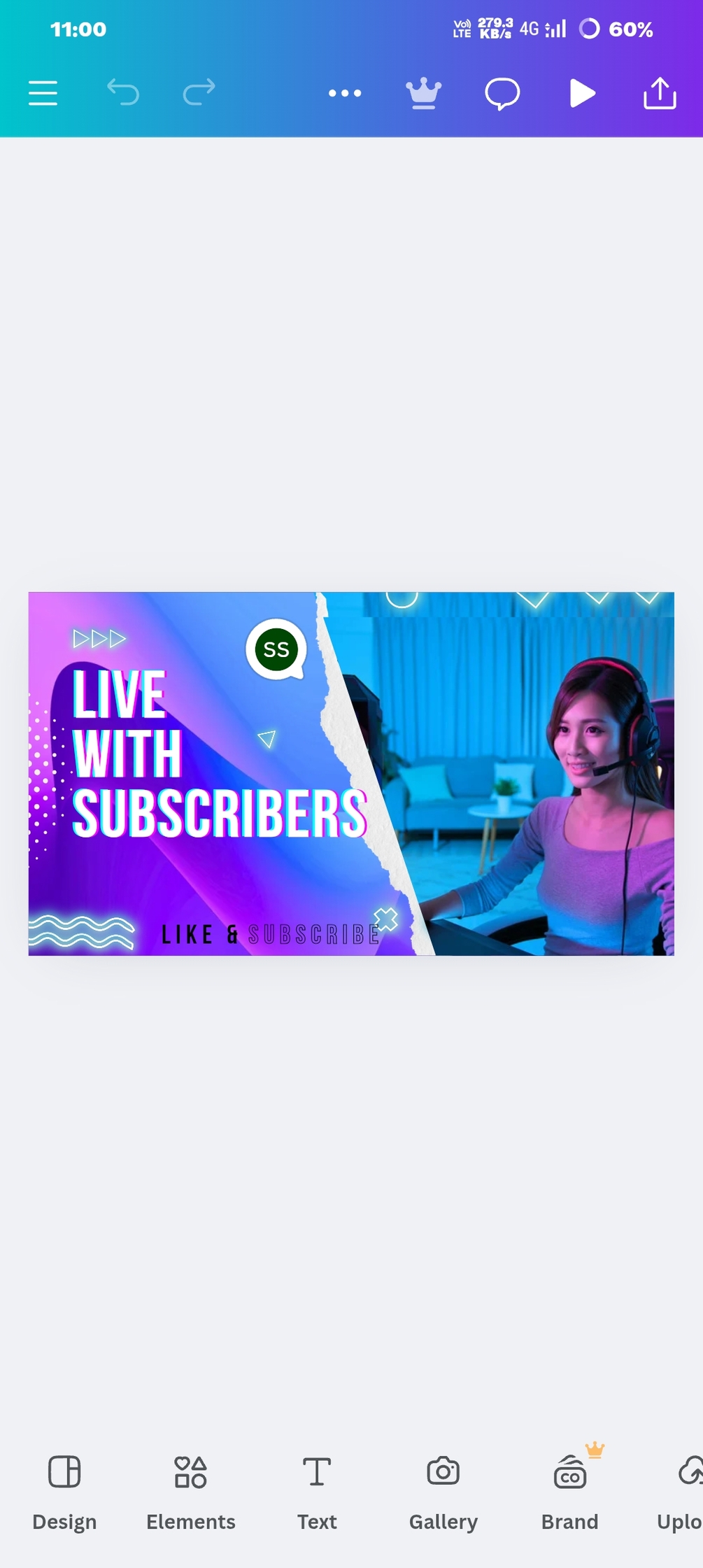Thumbnail for live streaming