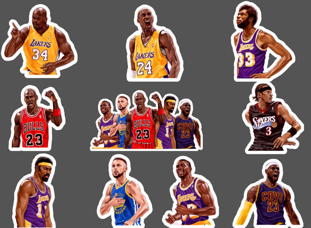 NBA Players Stickers