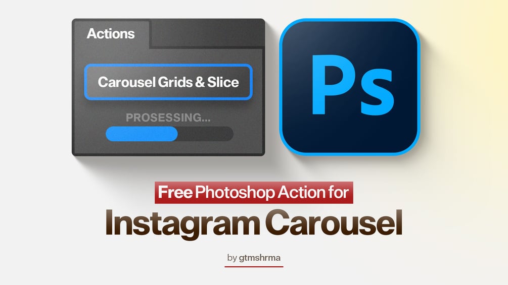 This FREE one-click Photoshop Action builds your entire Instagram ...