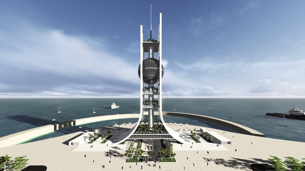 Tower (Sketchup SKP + Autocad File DWG + Renders )