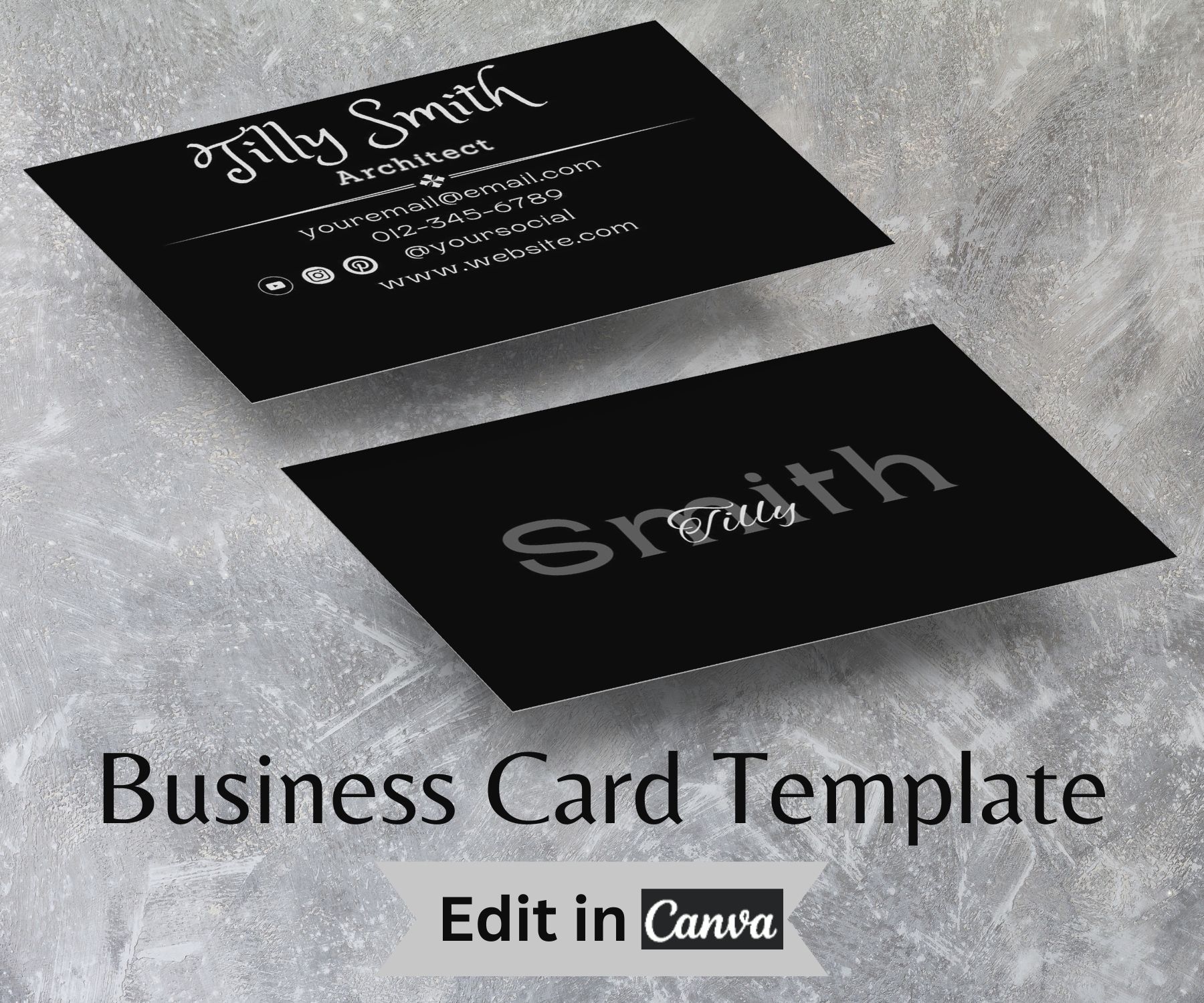 Aesthetic Business Card Template
