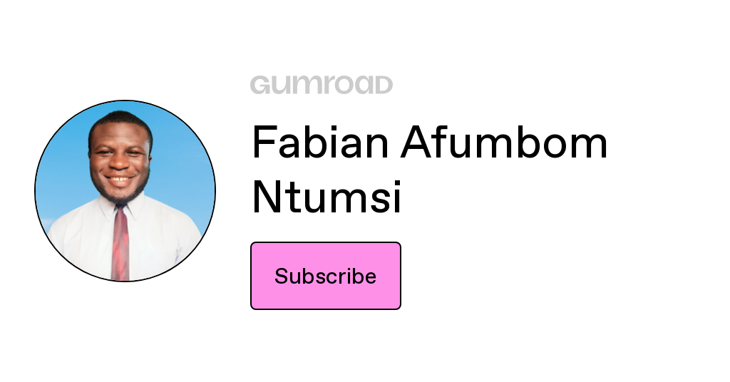 Fabian Afumbom Ntumsi