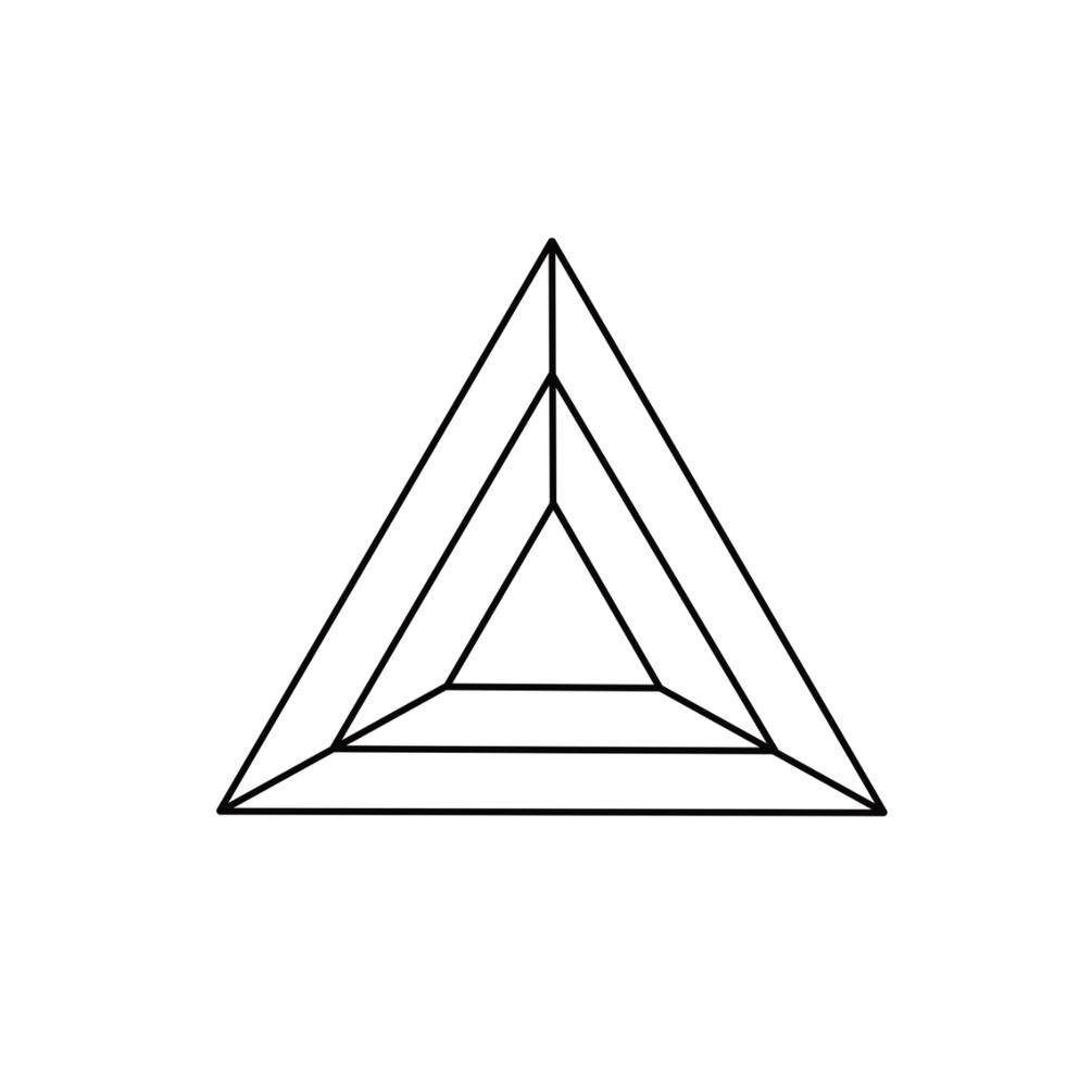 triangle cut gem procreate brush