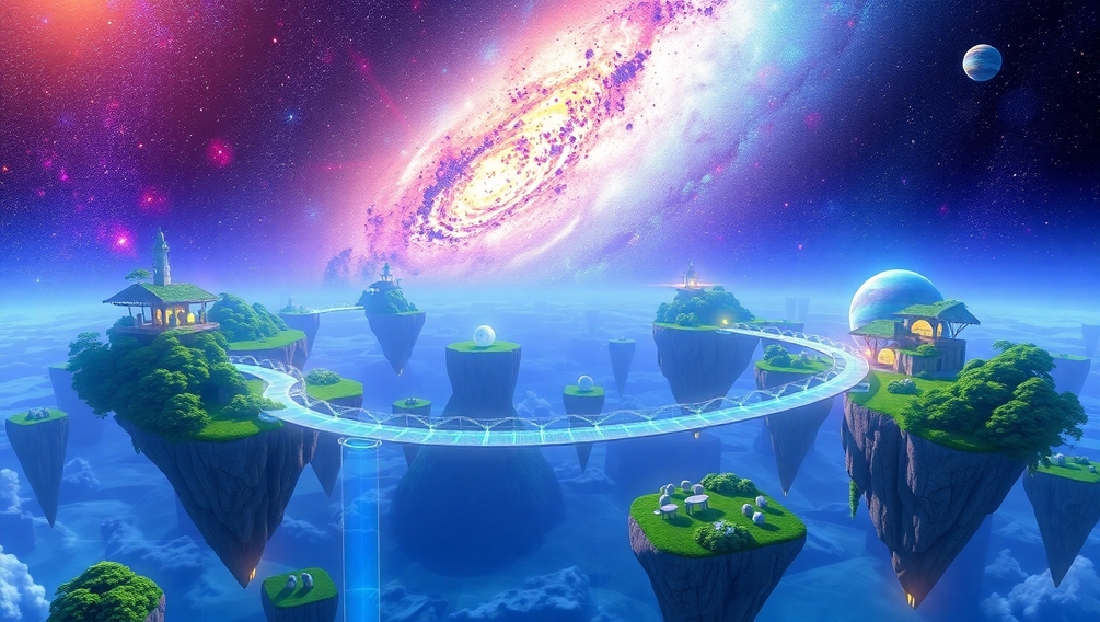 Celestial Isles: A Surreal Journey Across Floating Realms